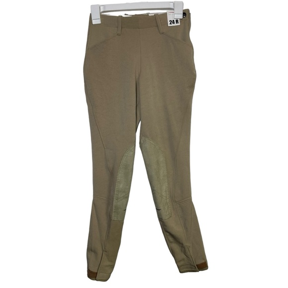 tuffrider | Pants & Jumpsuits | Tuff Rider Side Zip Breeches Tan Khaki ...